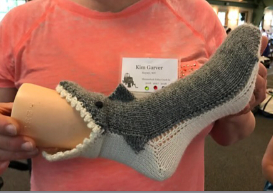 Knit Shark Socks Pattern